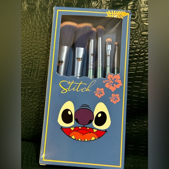 Stitch | Makeup | Nib Disneys Stitch Wooden Makeup Brushes | Poshmark